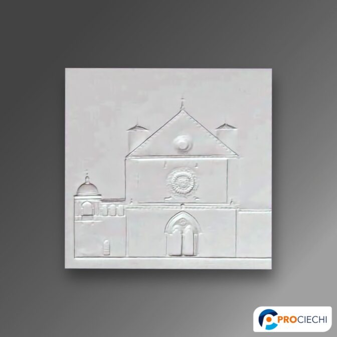 Basilica di S. Francesco (Assisi): pianta e prospetto (2 tavole ...